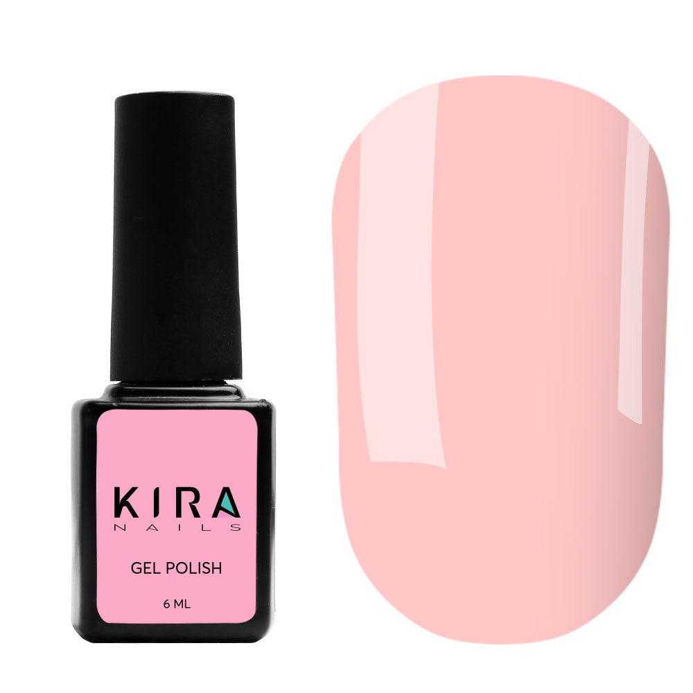 Гель-лак Kira Nails №012 (світлий ніжно-рожевий, емаль), 6 мл – Kira Nails